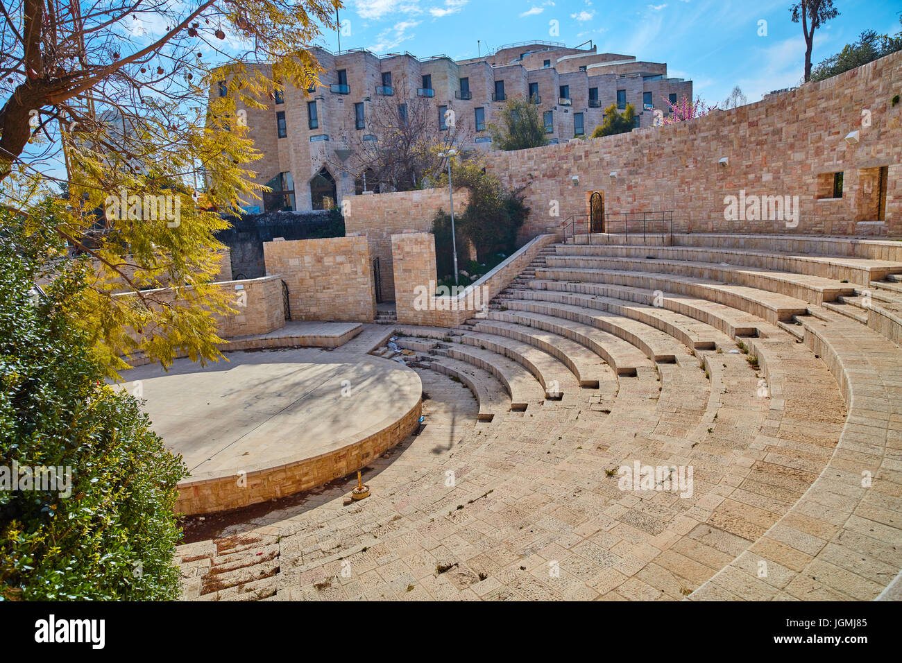 Jerusalem park of the bell Stock Photo - Alamy
