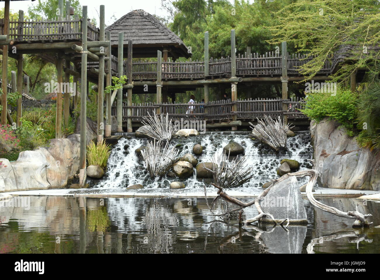 Artificial man made waterfall hi-res stock photography and images - Alamy