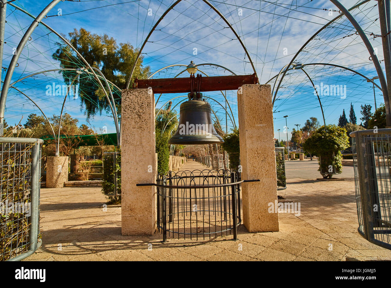 Jerusalem park of the bell Stock Photo - Alamy
