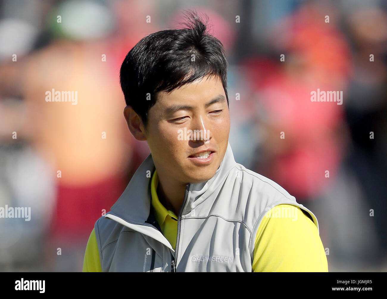 USA's Daniel Im after his round during day three of the Dubai Duty Free ...
