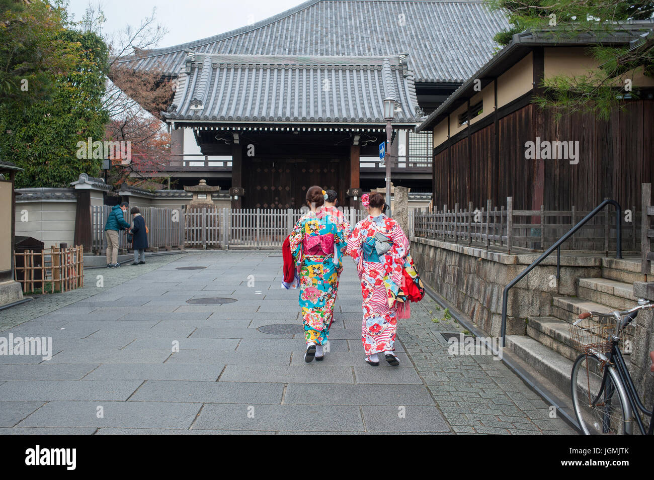 Kyoto, Japan - Geisha Gion District Stock Photo - Alamy