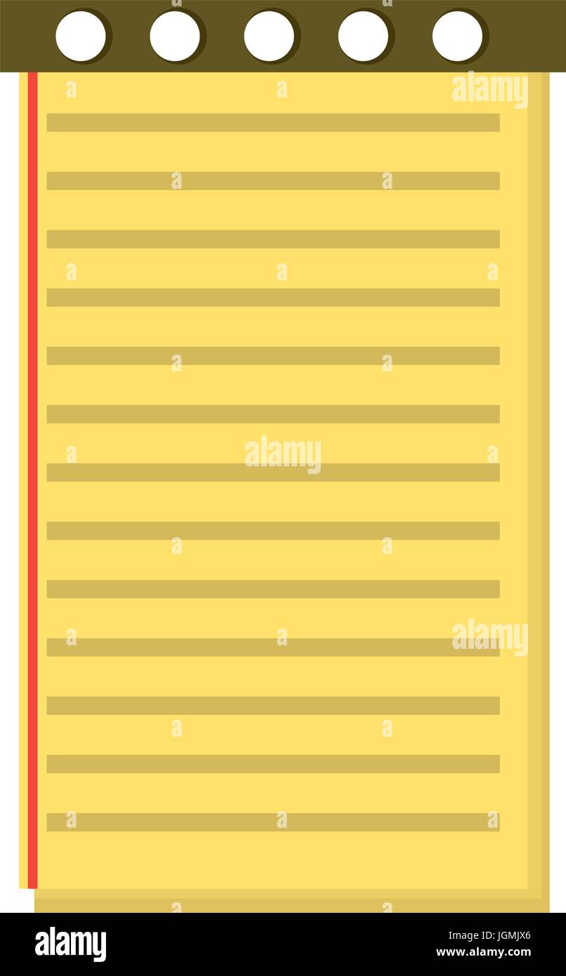 Note book sheet Stock Vector Image & Art - Alamy