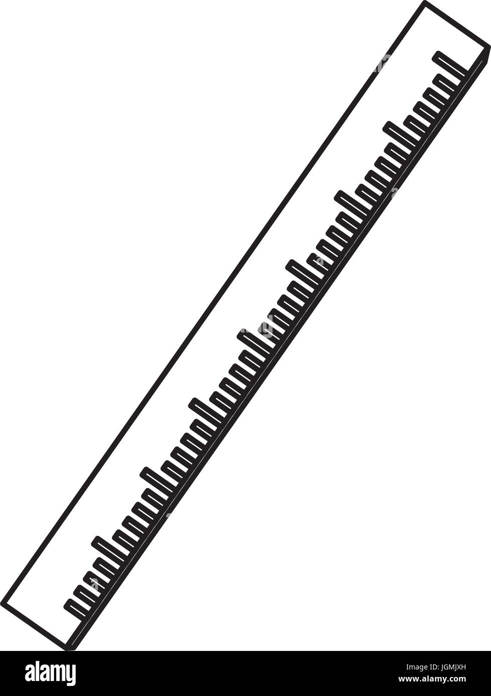 Ruler school utensil Stock Vector Image & Art - Alamy