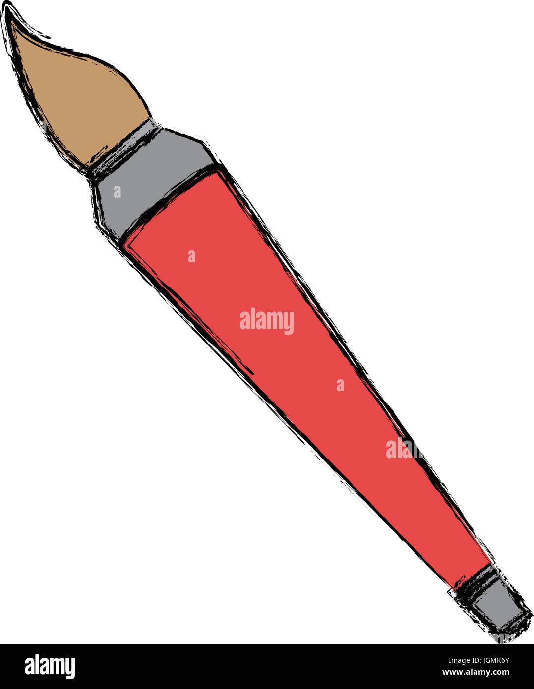 Paint brush isolated Stock Vector Image & Art - Alamy