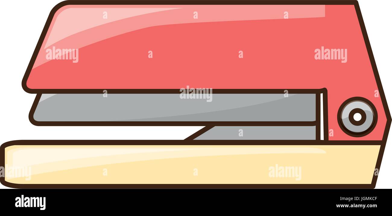 Stapler cute cartoon Stock Vector Image & Art - Alamy