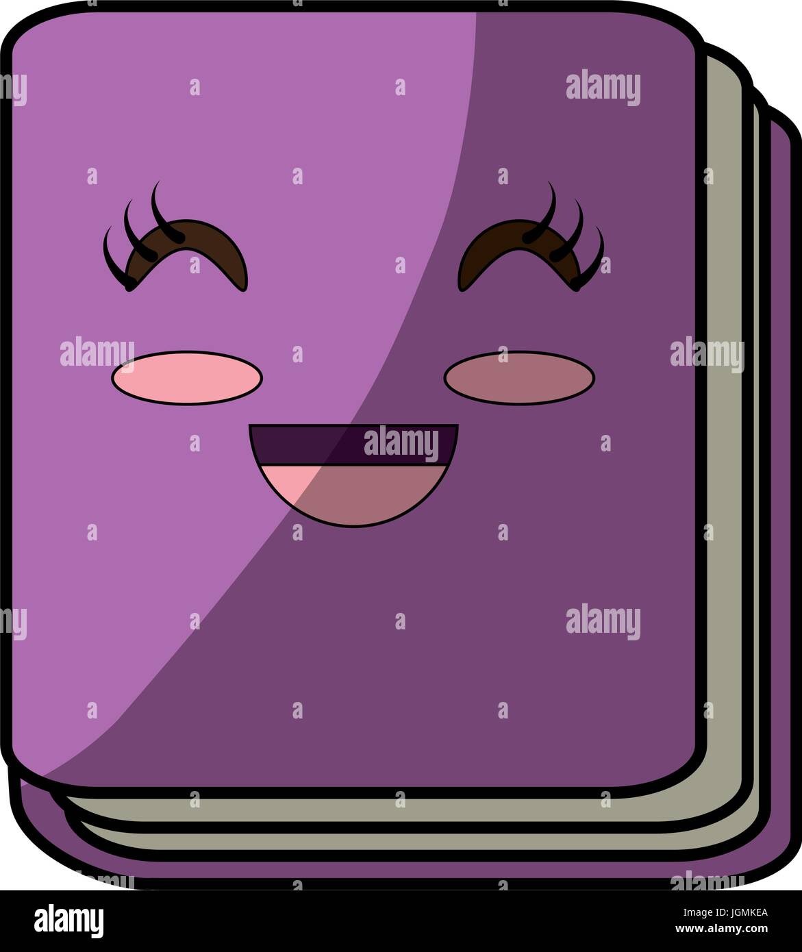 Cute book cartoon Stock Vector Image & Art - Alamy