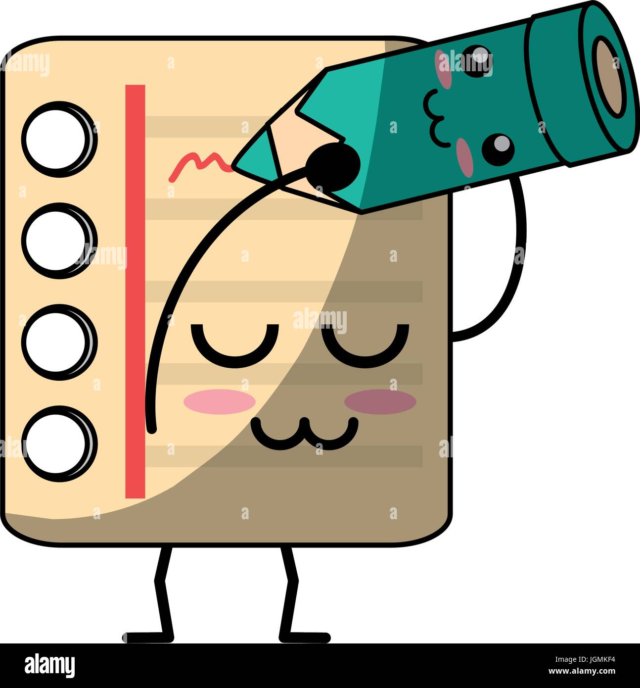 Cute note sheet Stock Vector Image & Art - Alamy