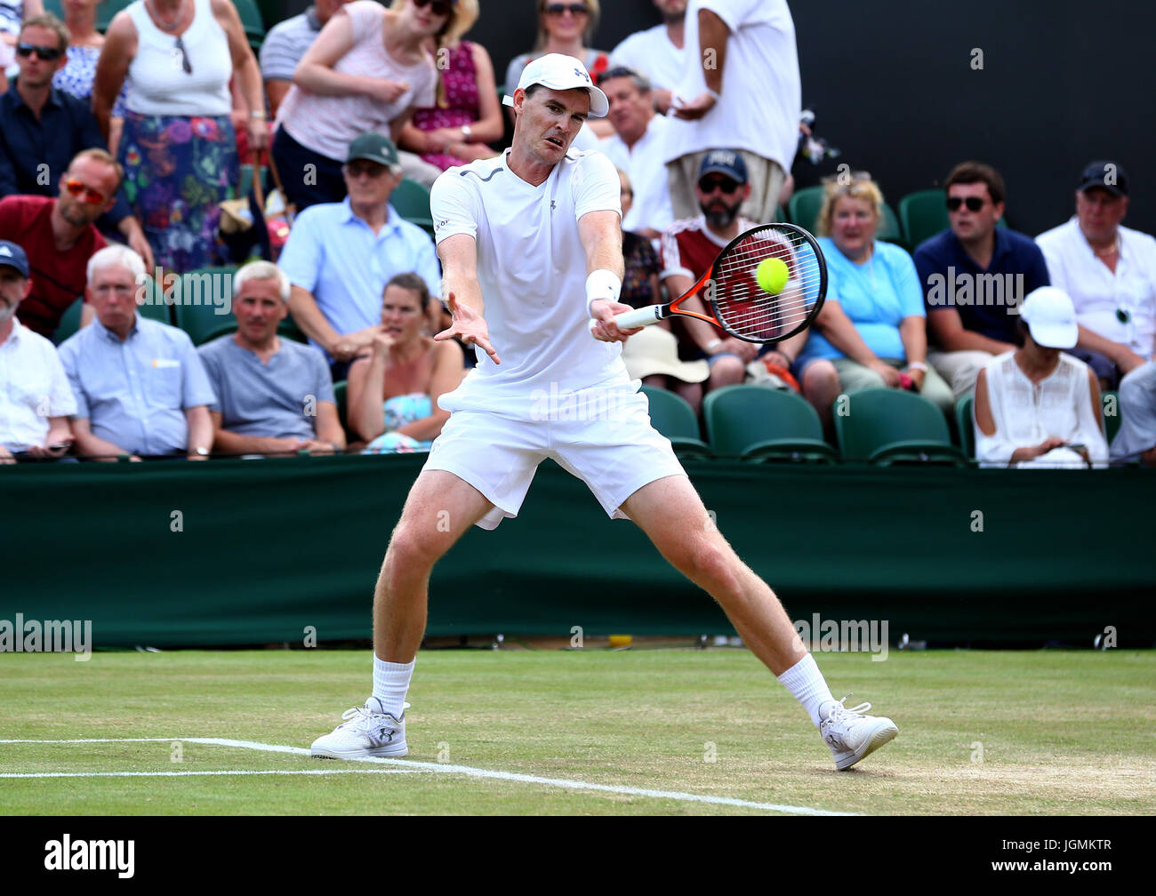 Jamie Murray during his doubles match with Martina Hingison day six of ...