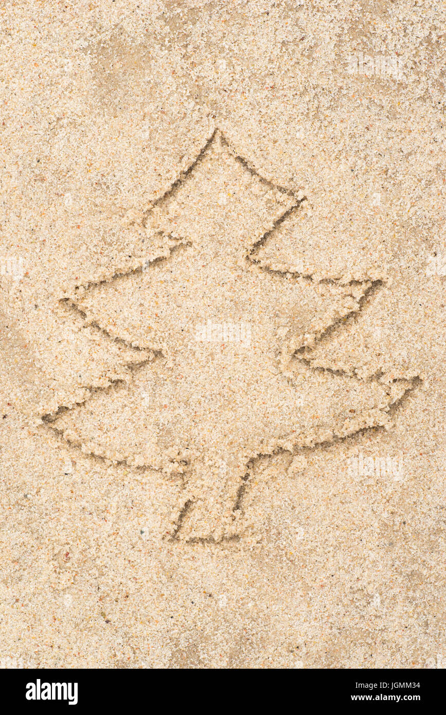 Pine forest sketch at beach hi-res stock photography and images - Alamy