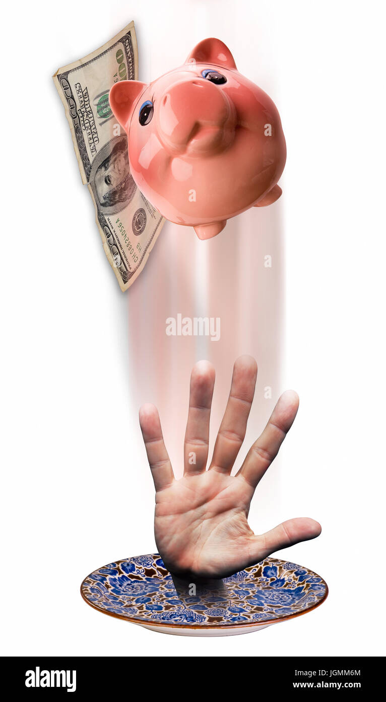 Money grabbing hi-res stock photography and images - Alamy