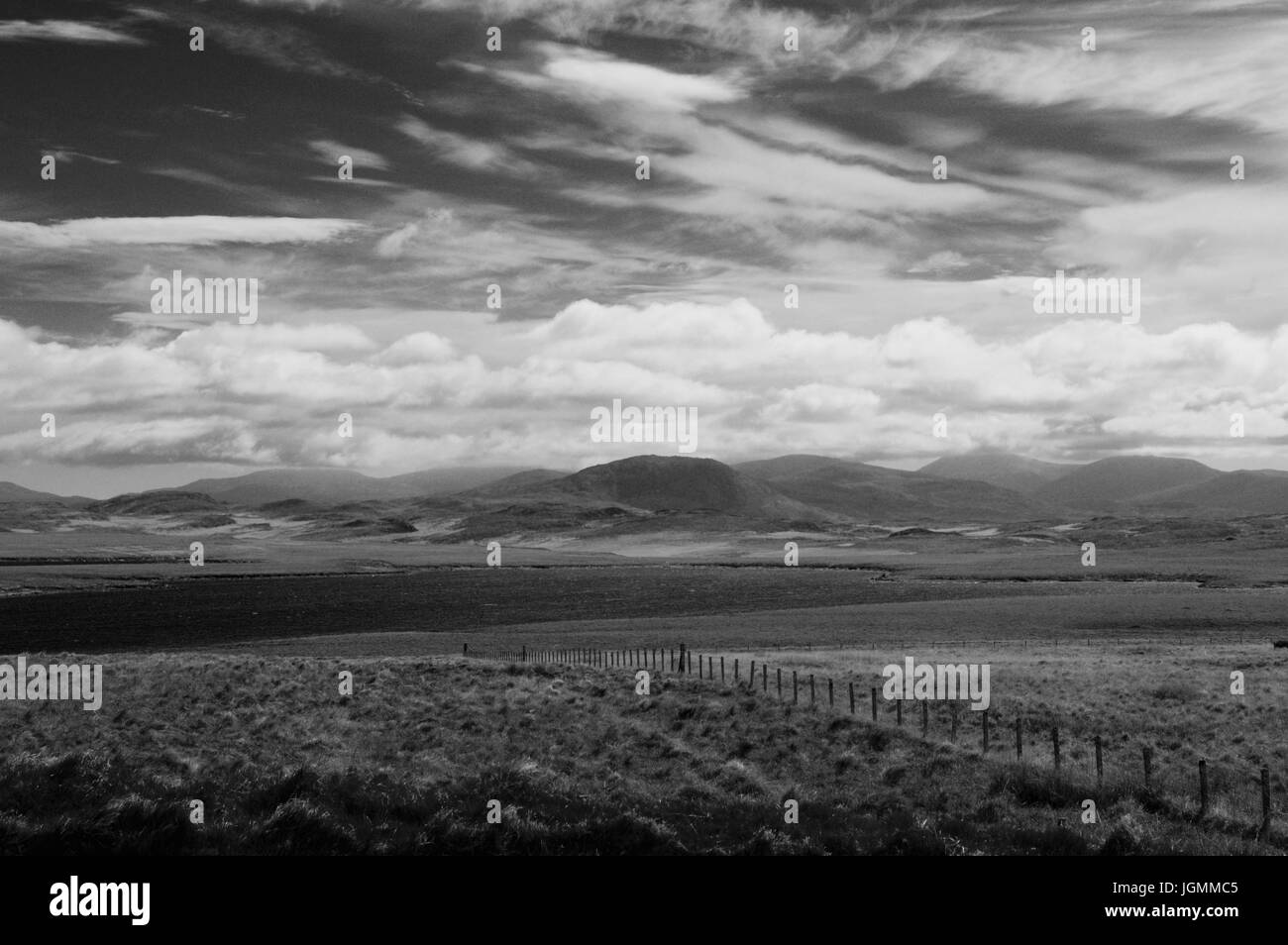 Isle white landscape Black and White Stock Photos & Images - Alamy