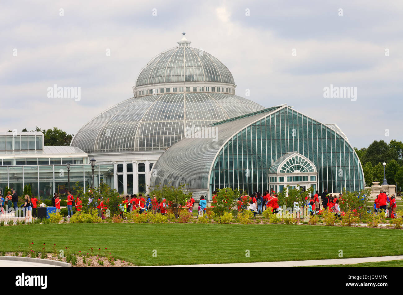 Class field trip to Como Conservatory in St. Paul, MN Stock Photo - Alamy