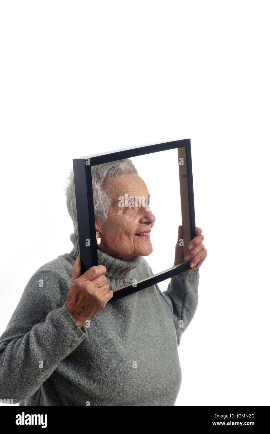looking through an empty frame Stock Photo - Alamy