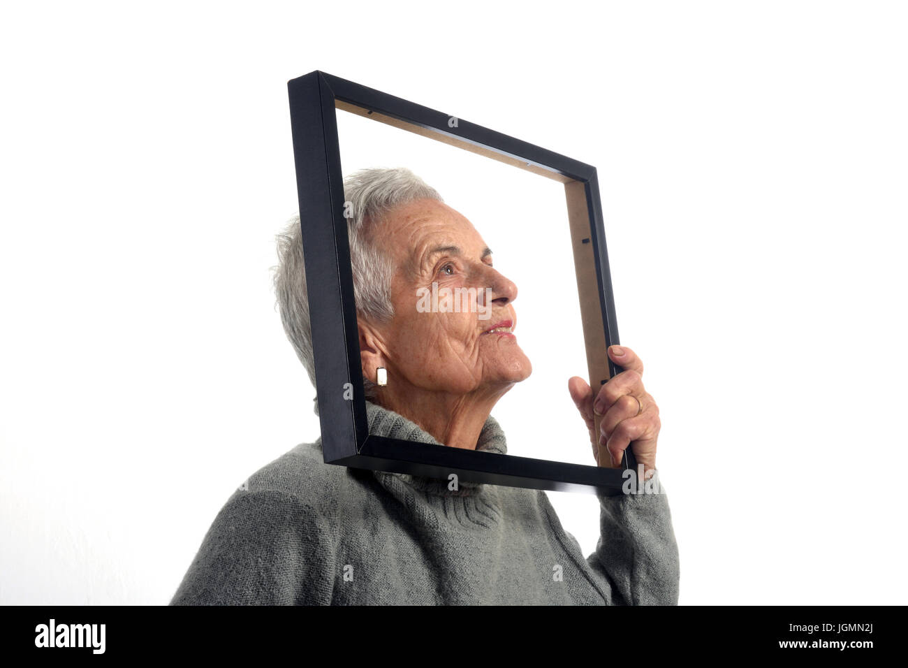 looking through an empty frame Stock Photo - Alamy