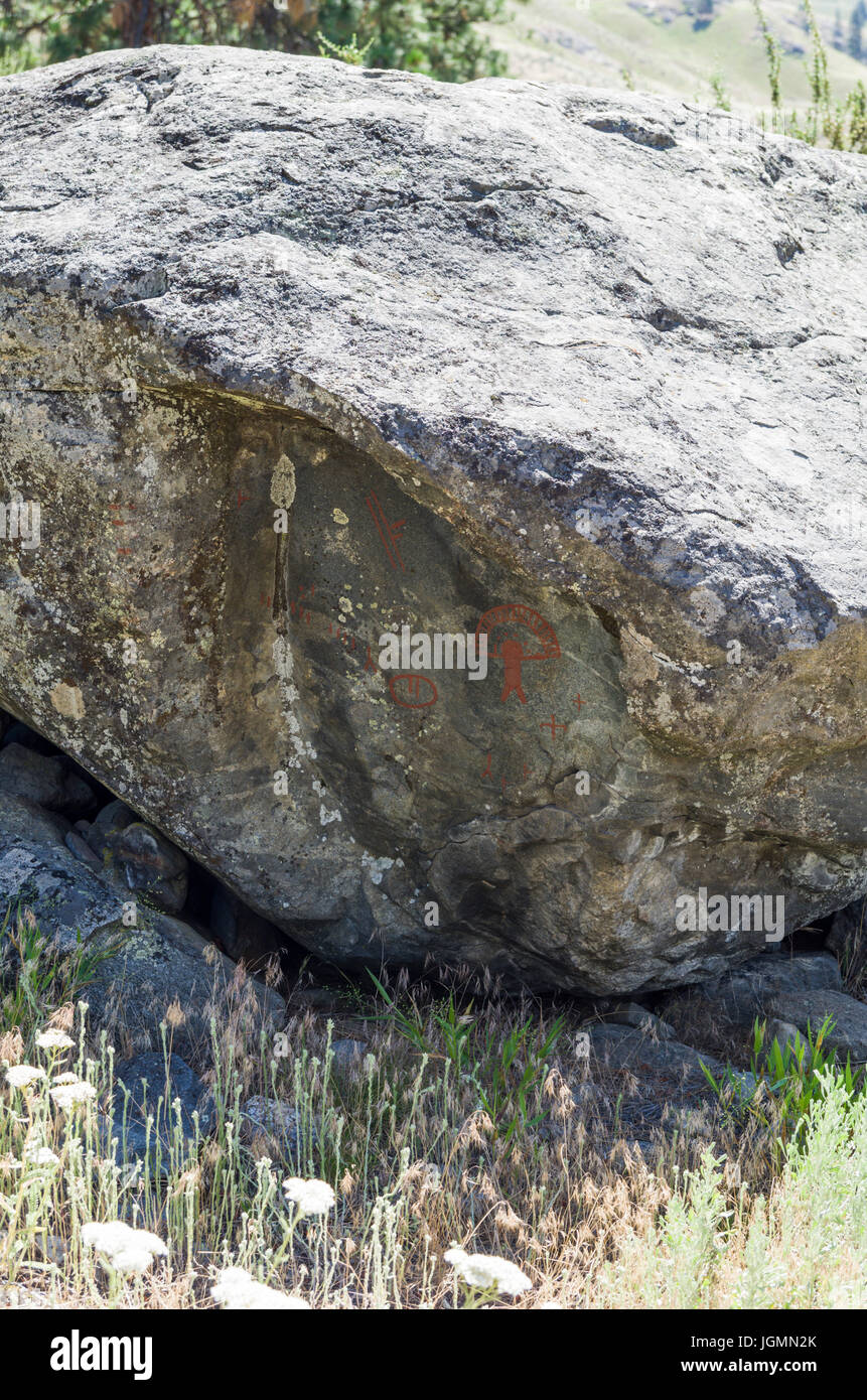 British columbia rock painting hi-res stock photography and images - Alamy