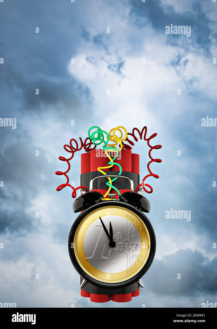 the risk of european union. 3d rendering Stock Photo - Alamy