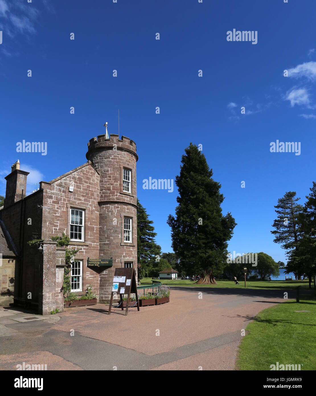 Ranger Station Monikie Country Park Angus Scotland July 2017 Stock ...