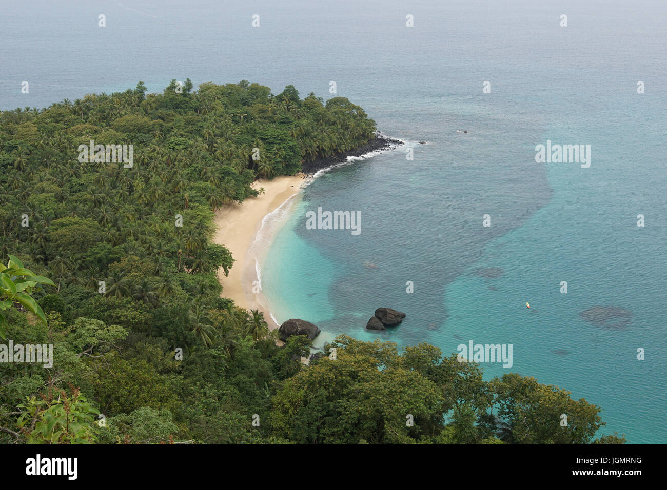 Banana beach principe hi-res stock photography and images - Alamy