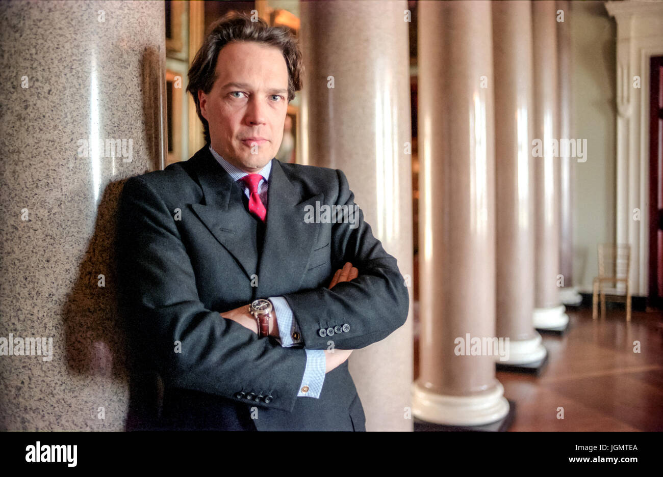 Lord March at home in Goodwood House, near Chichester Stock Photo - Alamy