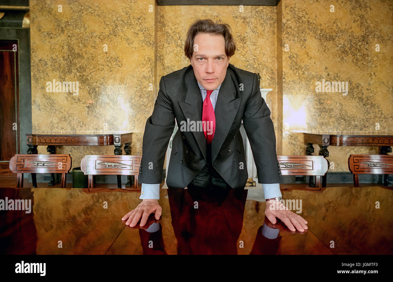 Lord March at home in Goodwood House, near Chichester Stock Photo - Alamy