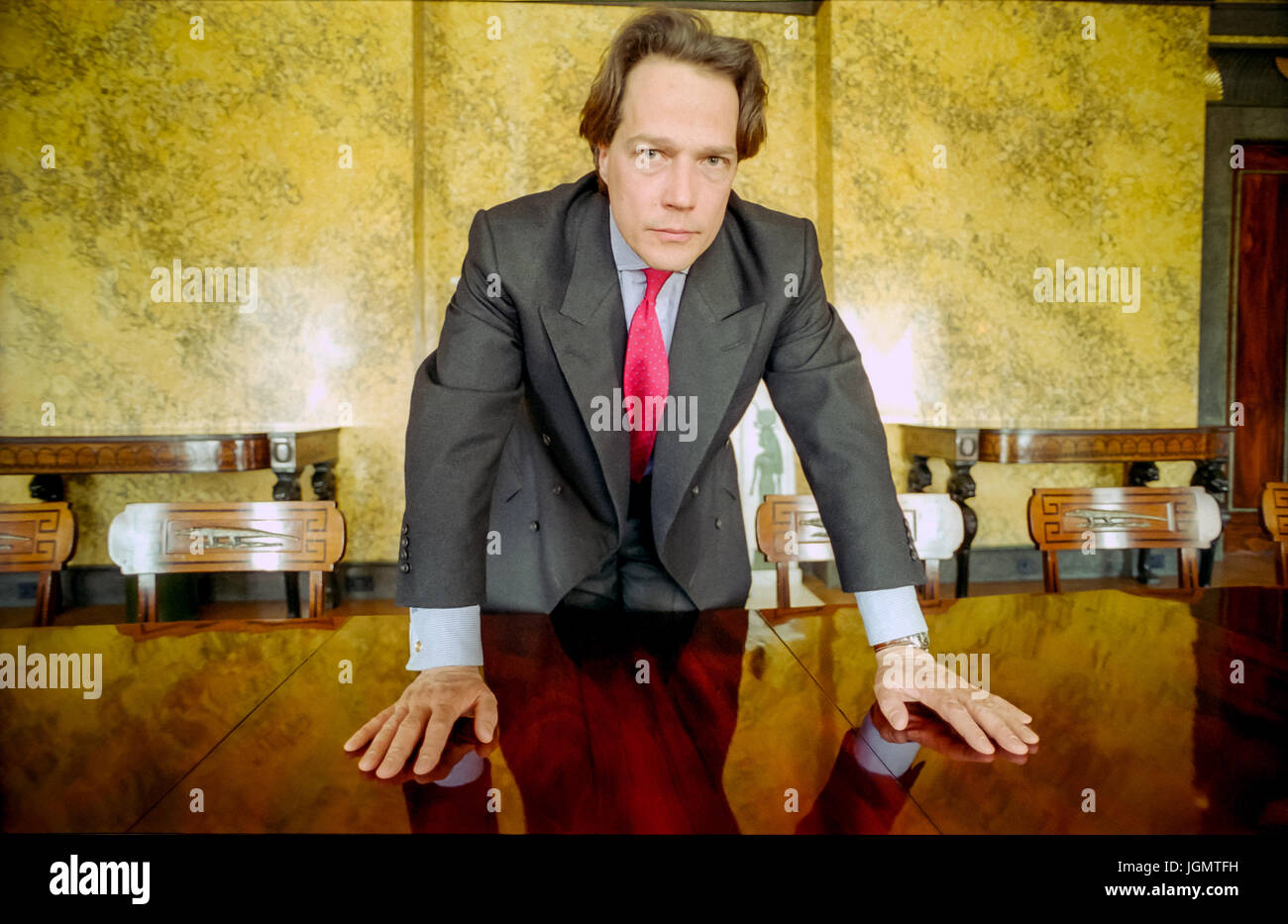 Lord March at home in Goodwood House, near Chichester Stock Photo - Alamy