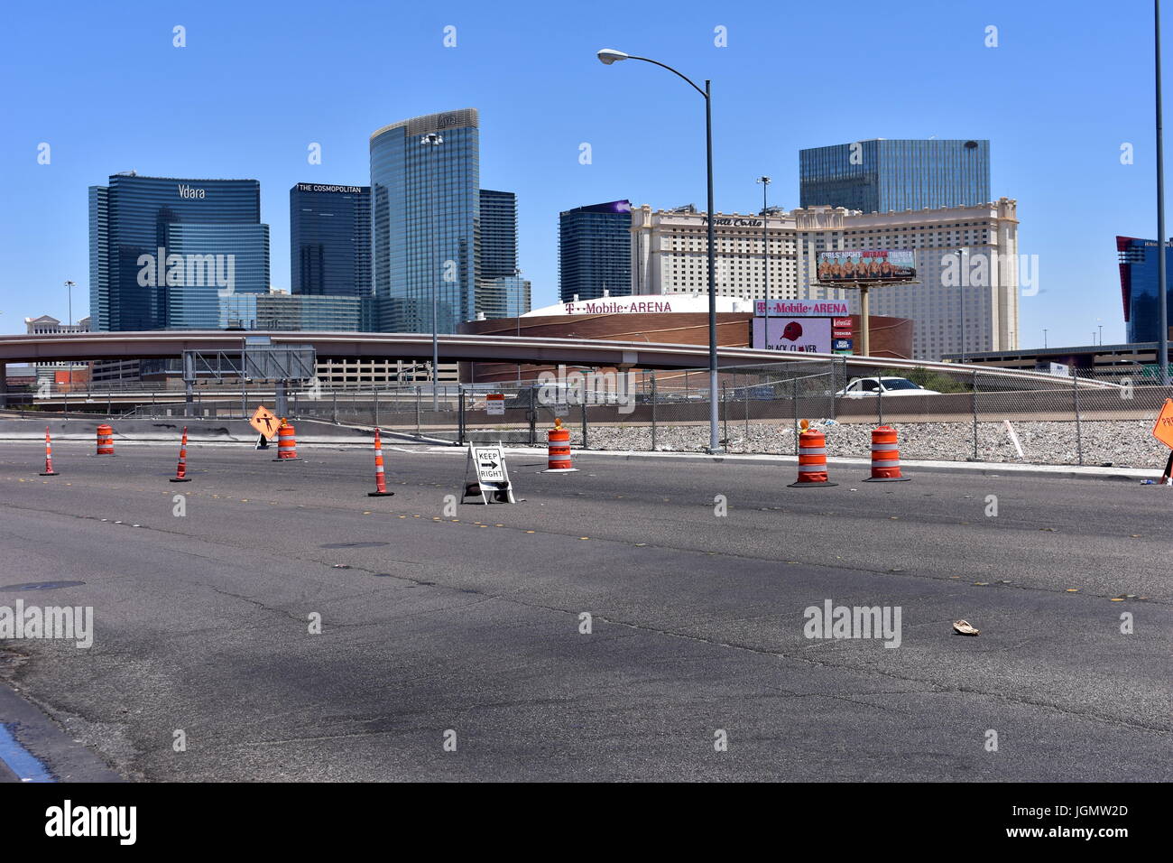 Las Vegas Strip Panorama Stock Photo - Alamy