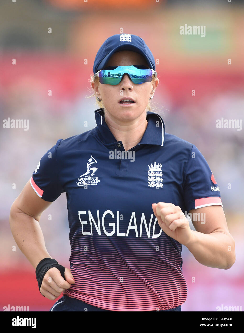 England's Lauren Winfield during the ICC Women's World Cup match at the ...