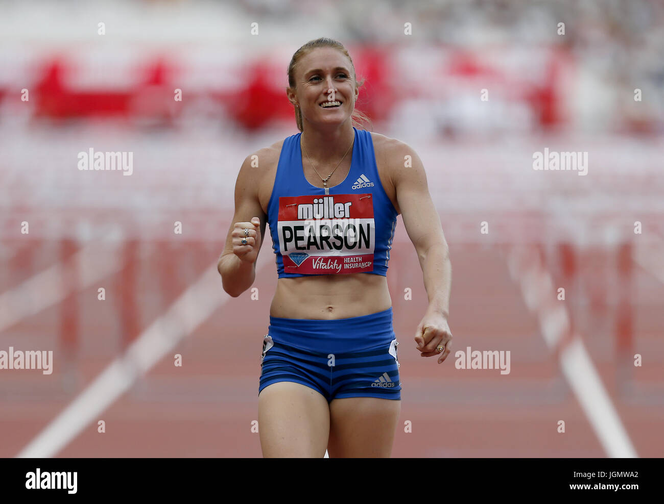 100 metre hurdles hi-res stock photography and images - Alamy