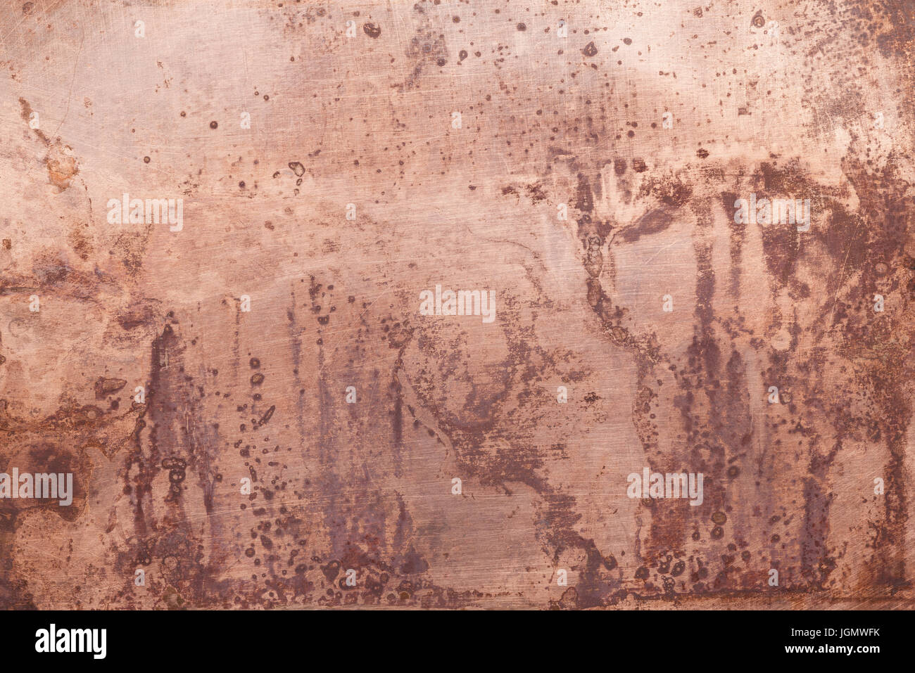 Aged copper plate texture, old worn metal background Stock Photo - Alamy