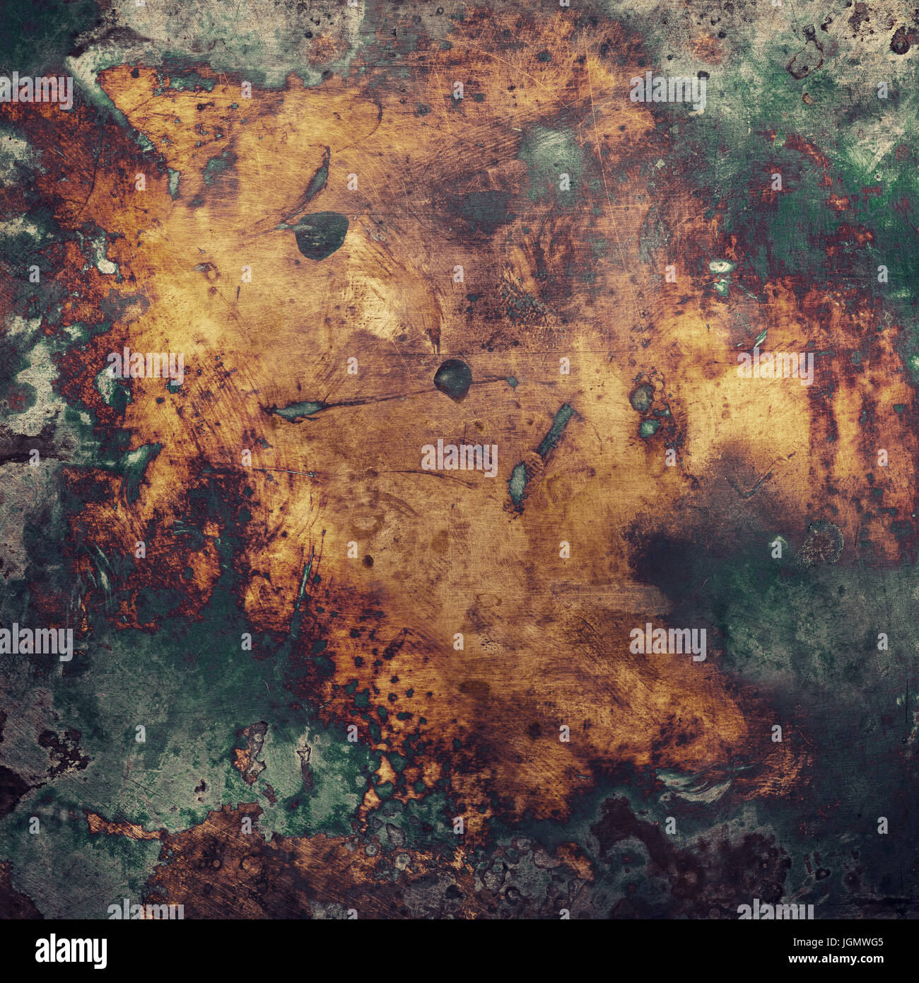 Dark aged copper texture. Grunge metal background Stock Photo - Alamy