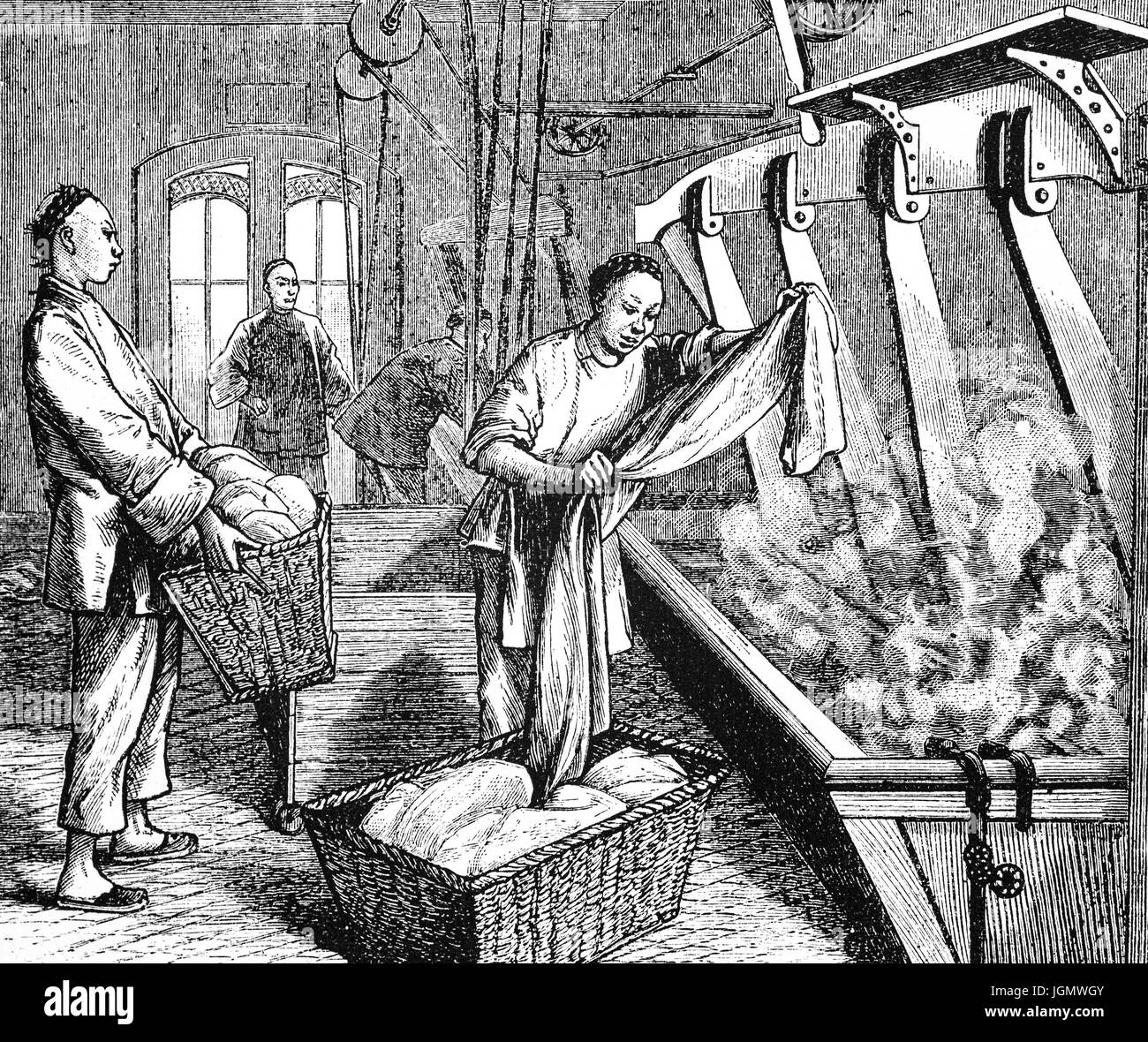 Chinese laundry 19th century hi-res stock photography and images - Alamy