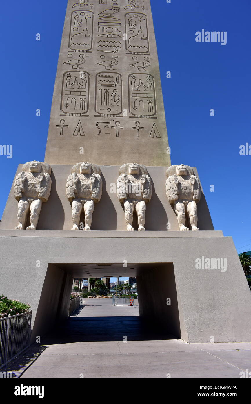 Las Vegas, Nevada - USA - June 05,2017 - Luxor Pyramid tower Stock ...