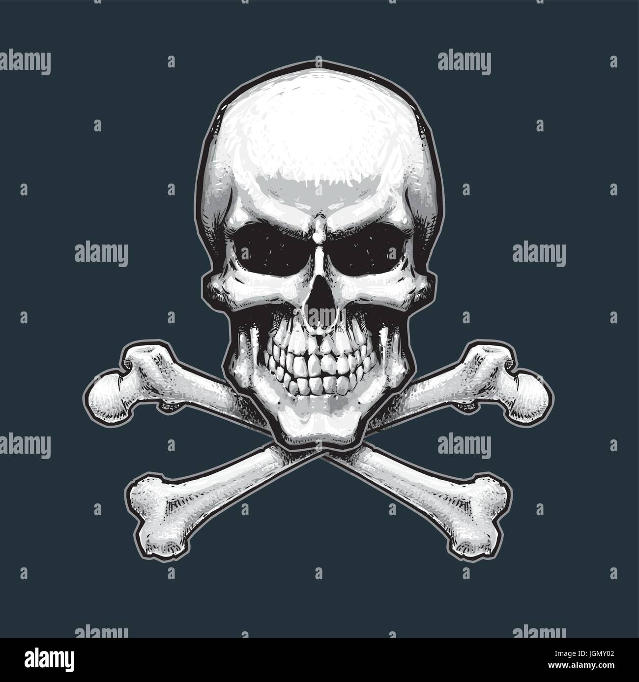 Black plague bones Stock Vector Images - Alamy