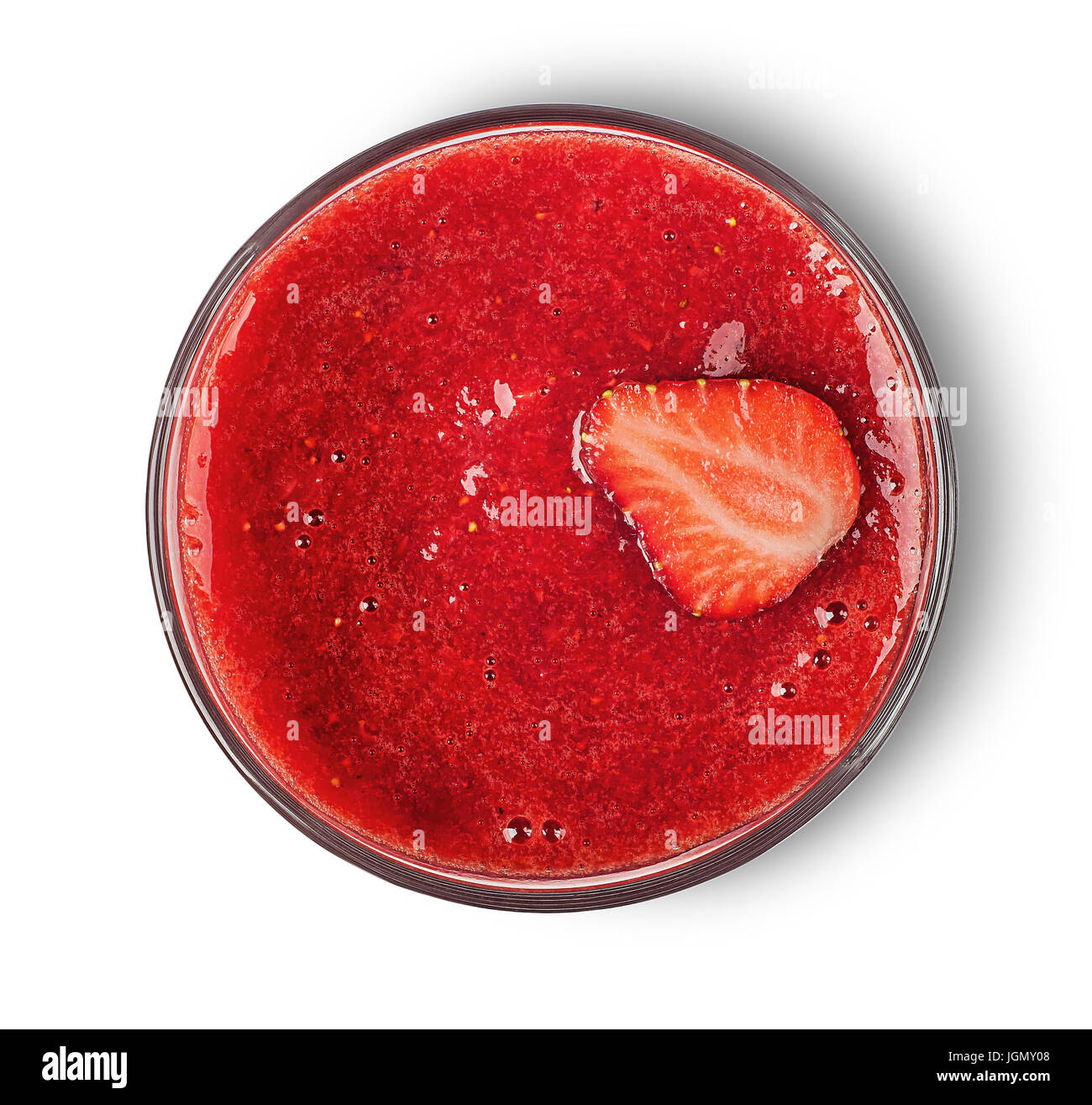 Protein shake in glass Cut Out Stock Images & Pictures - Alamy