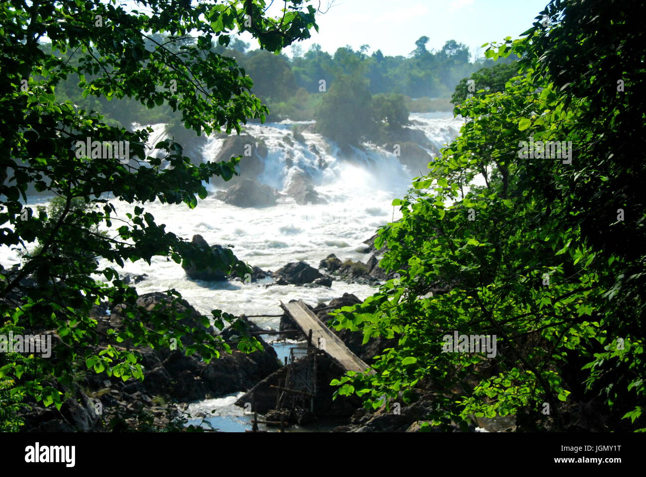 Khone Phapheng Waterfall Laos High Resolution Stock Photography and ...