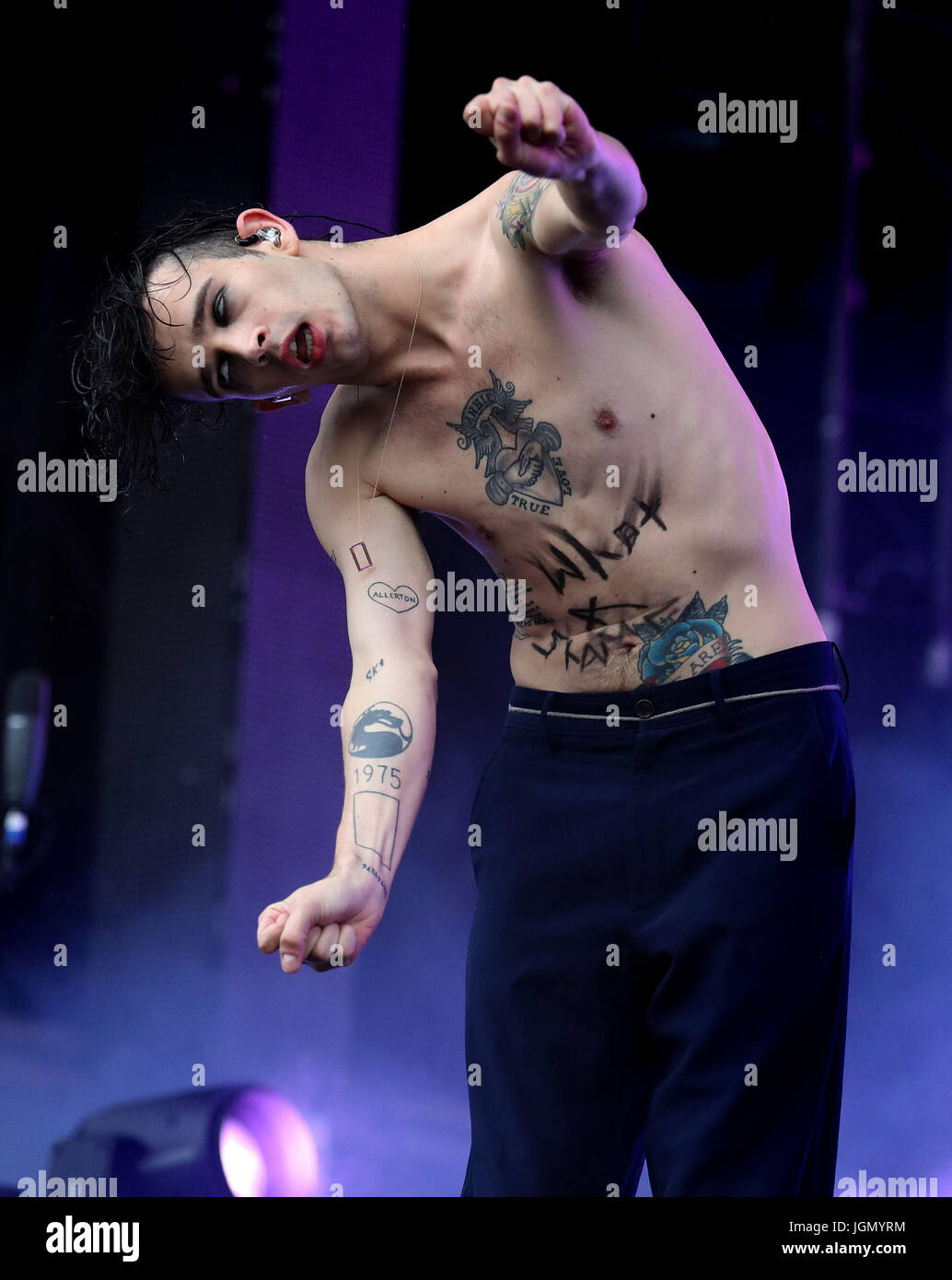 Matty Healy Allerton Tattoos