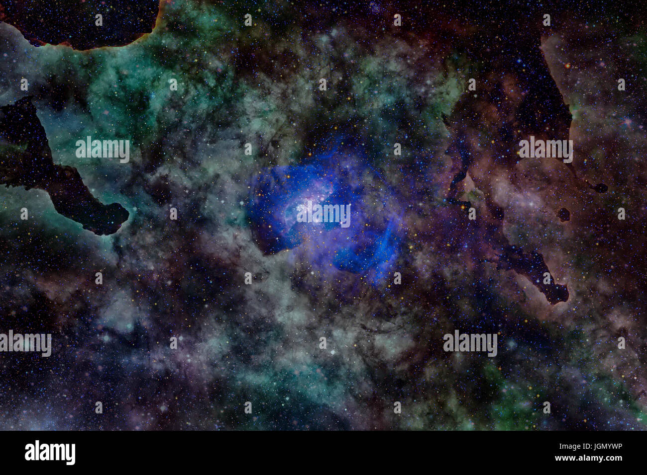 Galaxy and Nebula. Abstract space background Stock Photo - Alamy