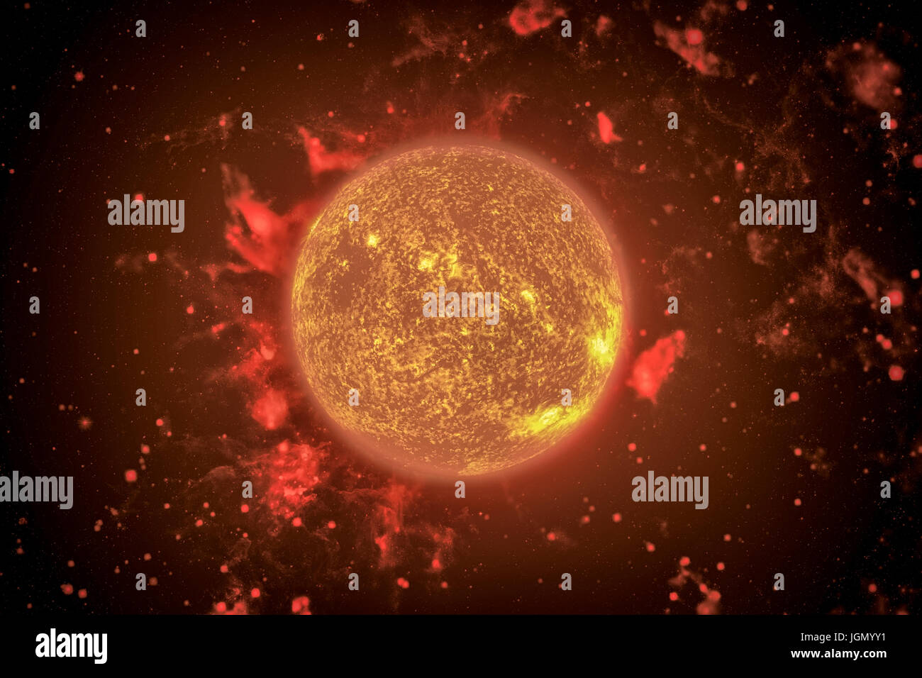 Solar System. Sun. Elements of this image furnished by NASA Stock Photo ...