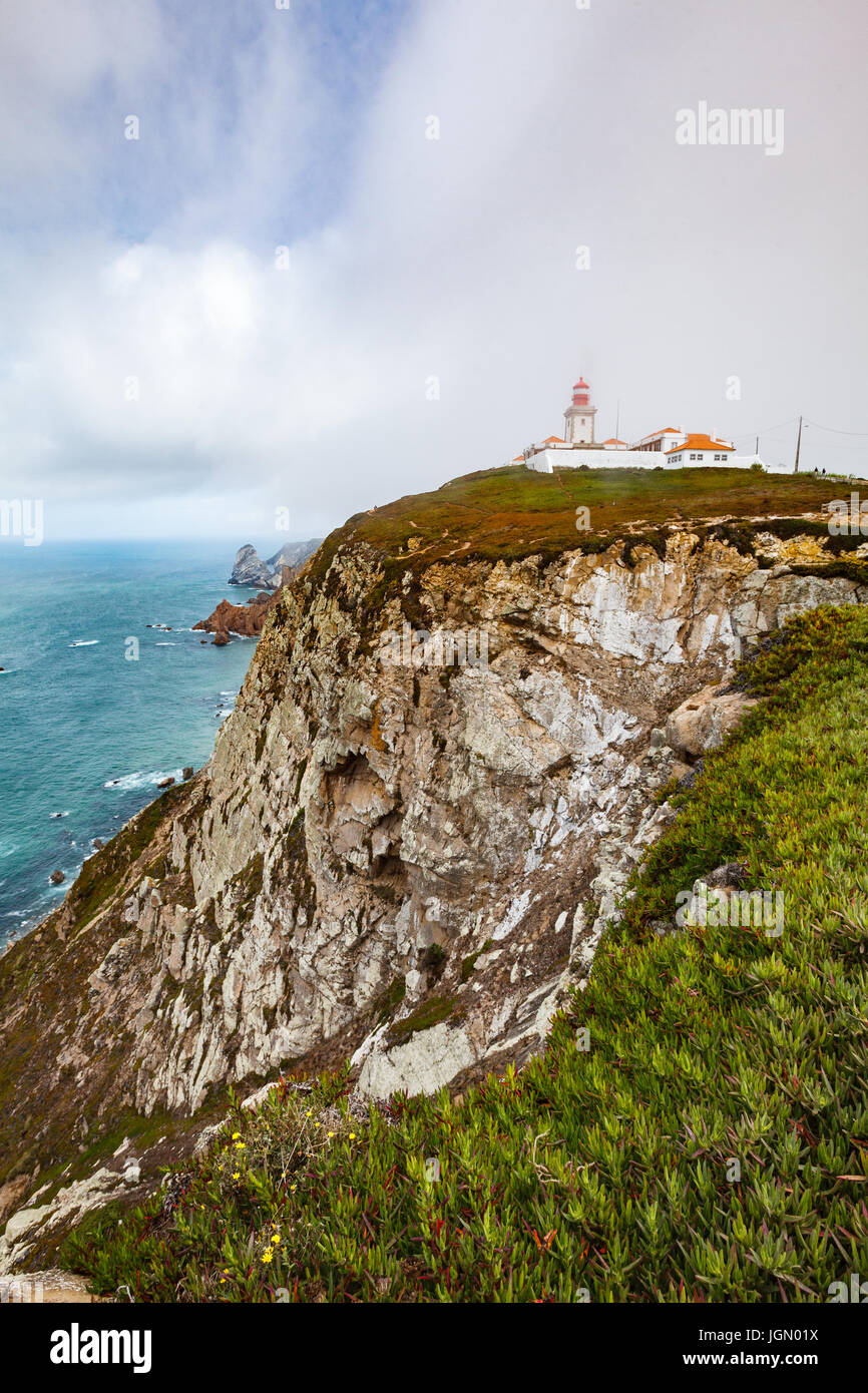 A view of the Atlantic Ocean and rocks from Cape Rock Stock Photo - Alamy