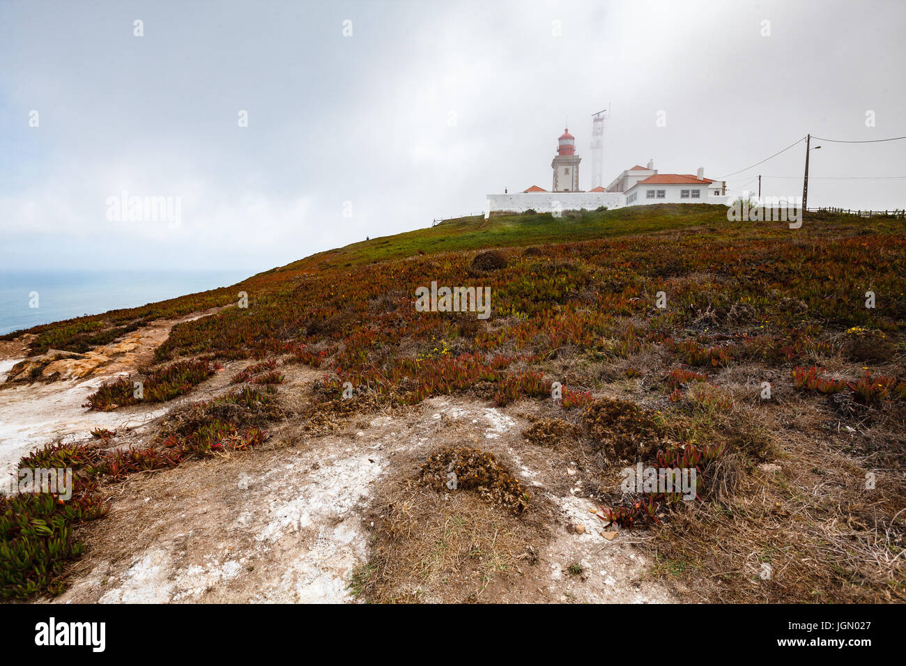 A view of the Atlantic Ocean and rocks from Cape Rock Stock Photo - Alamy