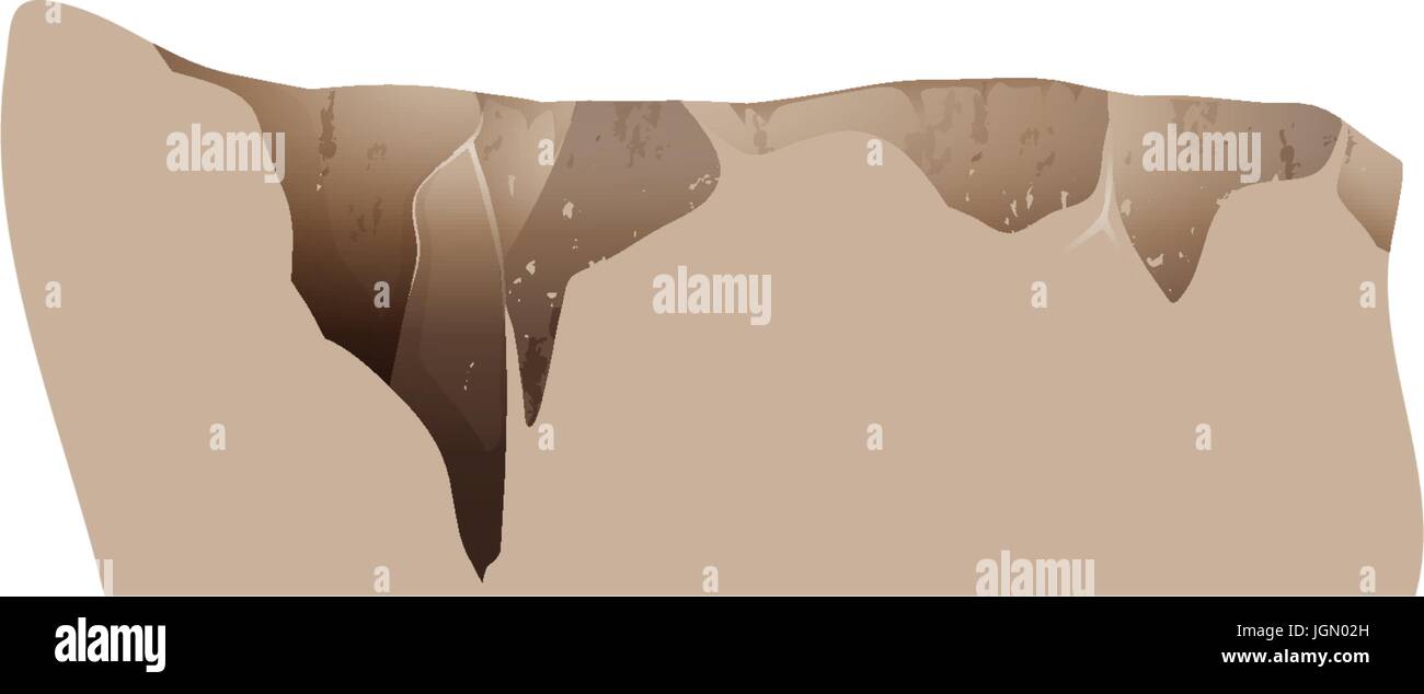 Cave and different shapes of rocks illustration Stock Vector Image ...