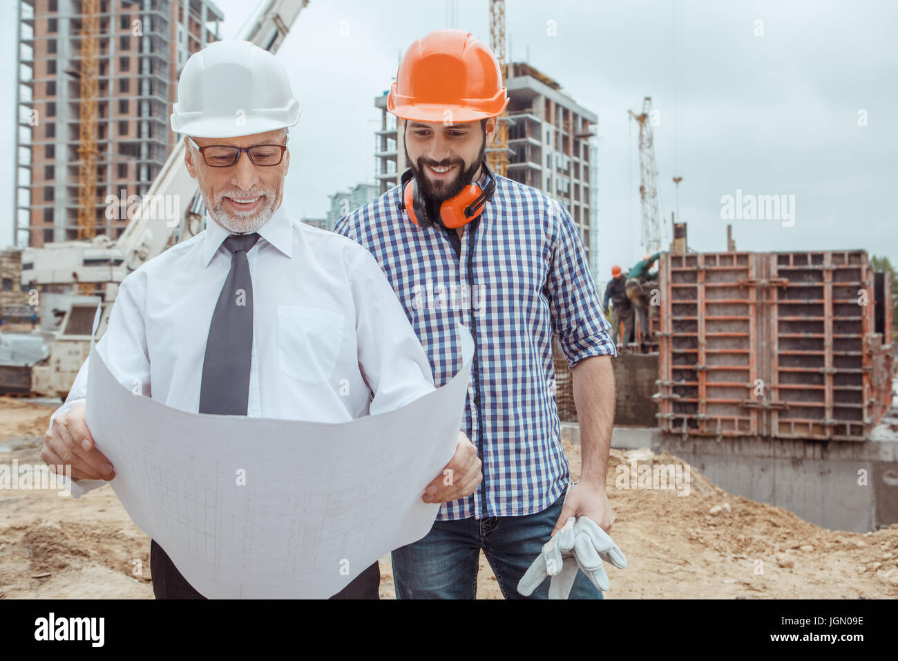 Male work building construction engineering occupation project Stock ...