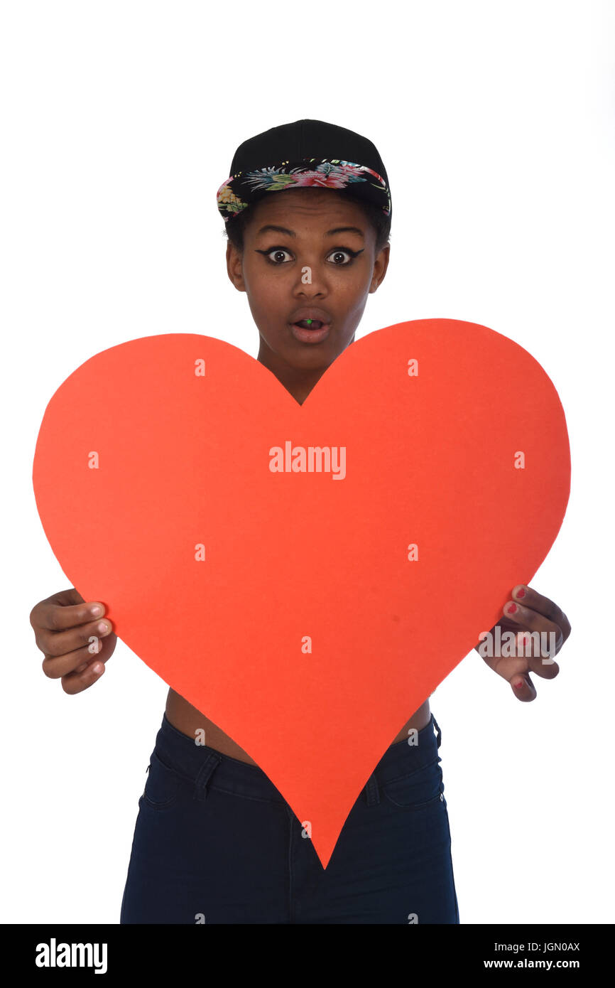 Teen in love Stock Photo - Alamy