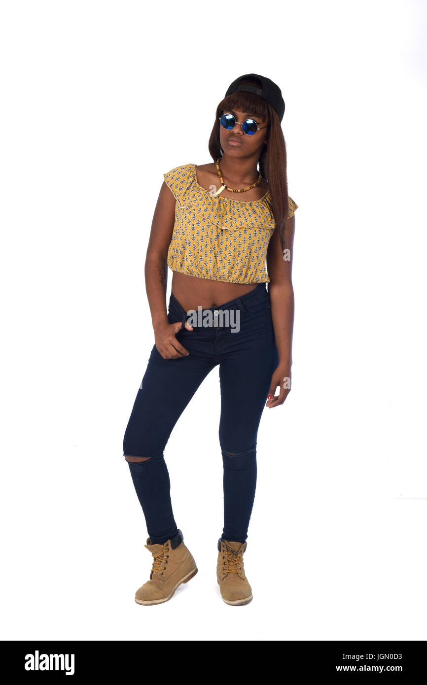 Rebellious teenager girl Cut Out Stock Images & Pictures - Alamy