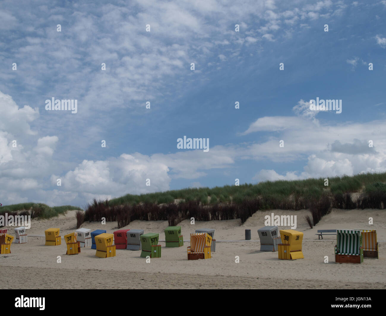 Beach of Langeoog Stock Photo - Alamy