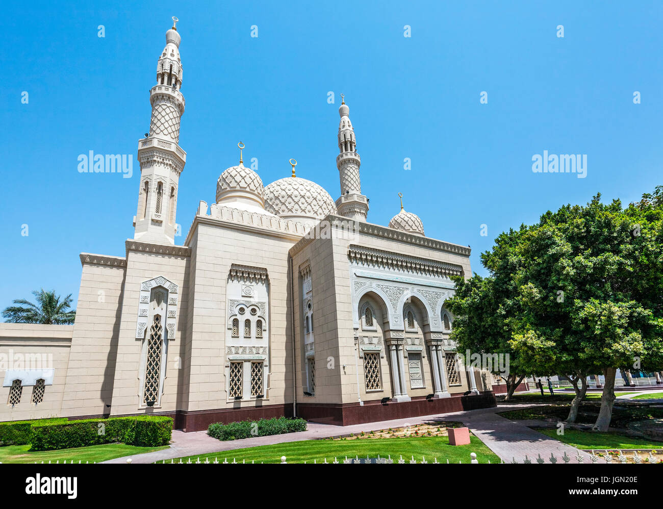Dubai Jumeirah Mosque, Dubai, United Arab Emirates, UAE Stock Photo - Alamy