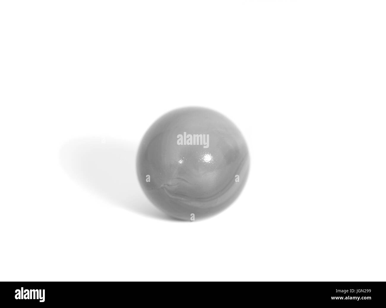 Gray ball isolated on a white background Stock Photo - Alamy