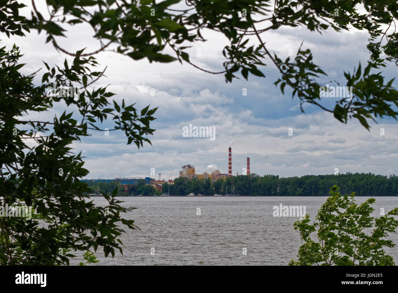 Kruger Wayagamack paper mill in Three-Rivers, Quebec Stock Photo - Alamy