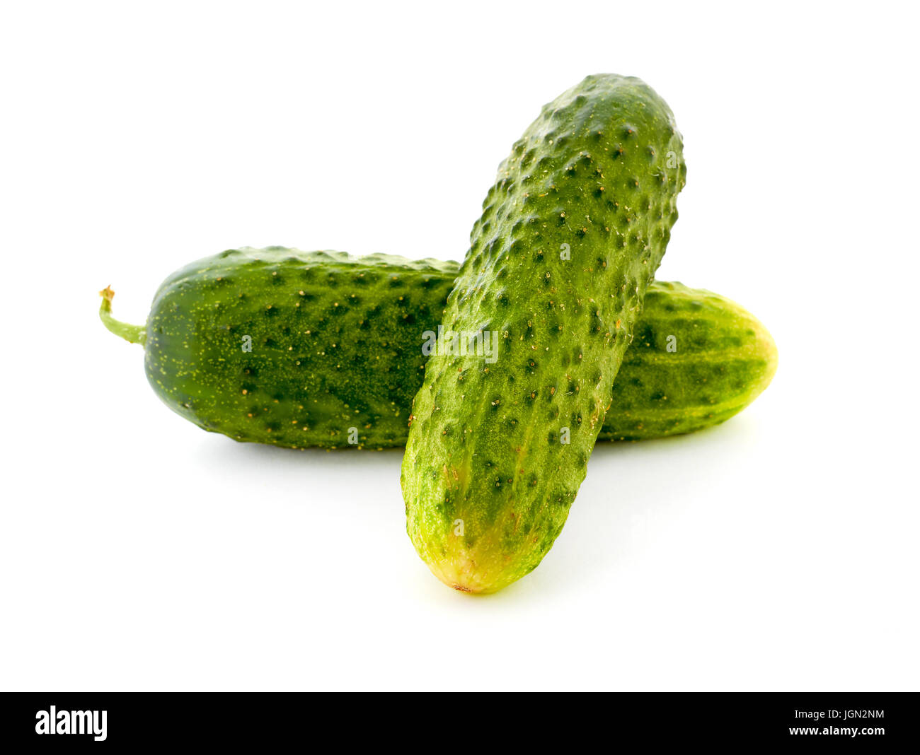 Cucumbers isolated on white hi-res stock photography and images - Alamy