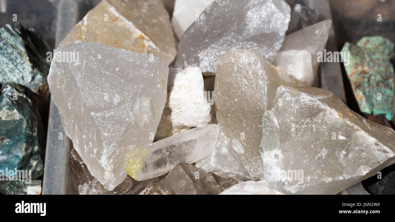 Set of natural mineral gemstones of a certain type Stock Photo - Alamy
